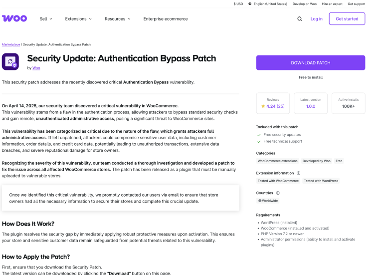 Fake Security Vulnerability Phishing Campaign Targets WooCommerce Users - Patchstack